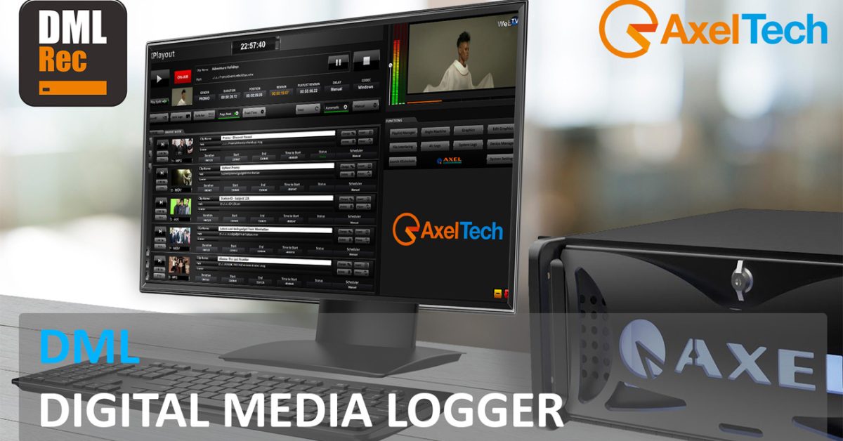 Axel Technology DML Digital Media Logger 4-Channel Video Recorder ...