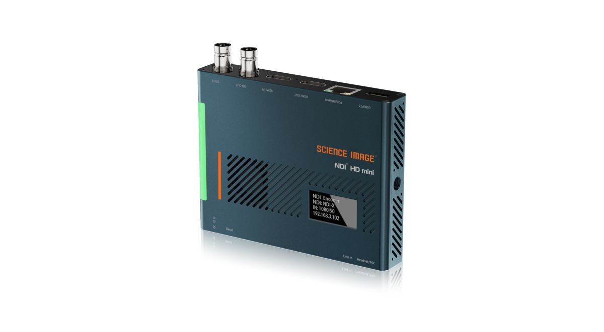 Science Image NDI HD mini - 3G-SDI 4Kp30 HDMI Full NDI Encoder and ...