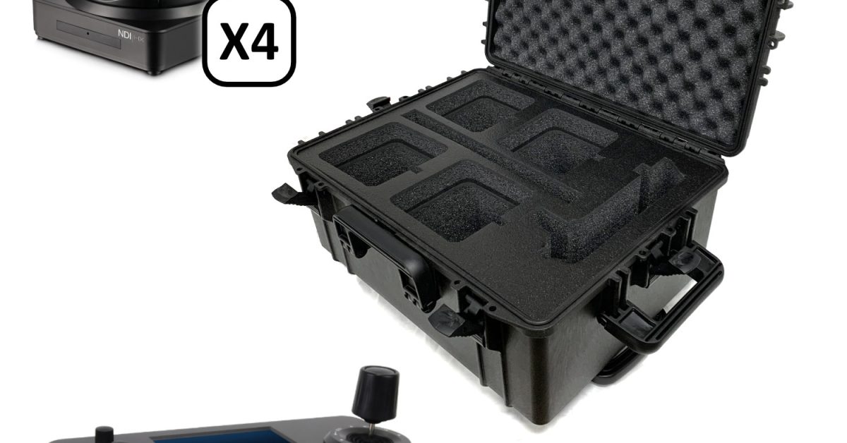 PTZCam 4 Camera PTZ Bundle with IP Controller and Travel Case - US ...