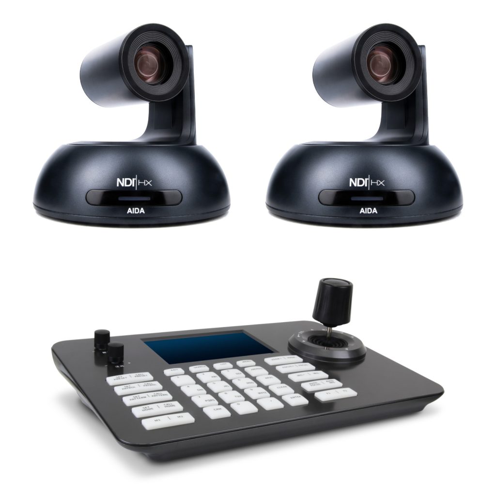 2 Camera Controller Bundle with Two (2) AIDA Imaging PTZ-NDI-X18B ...