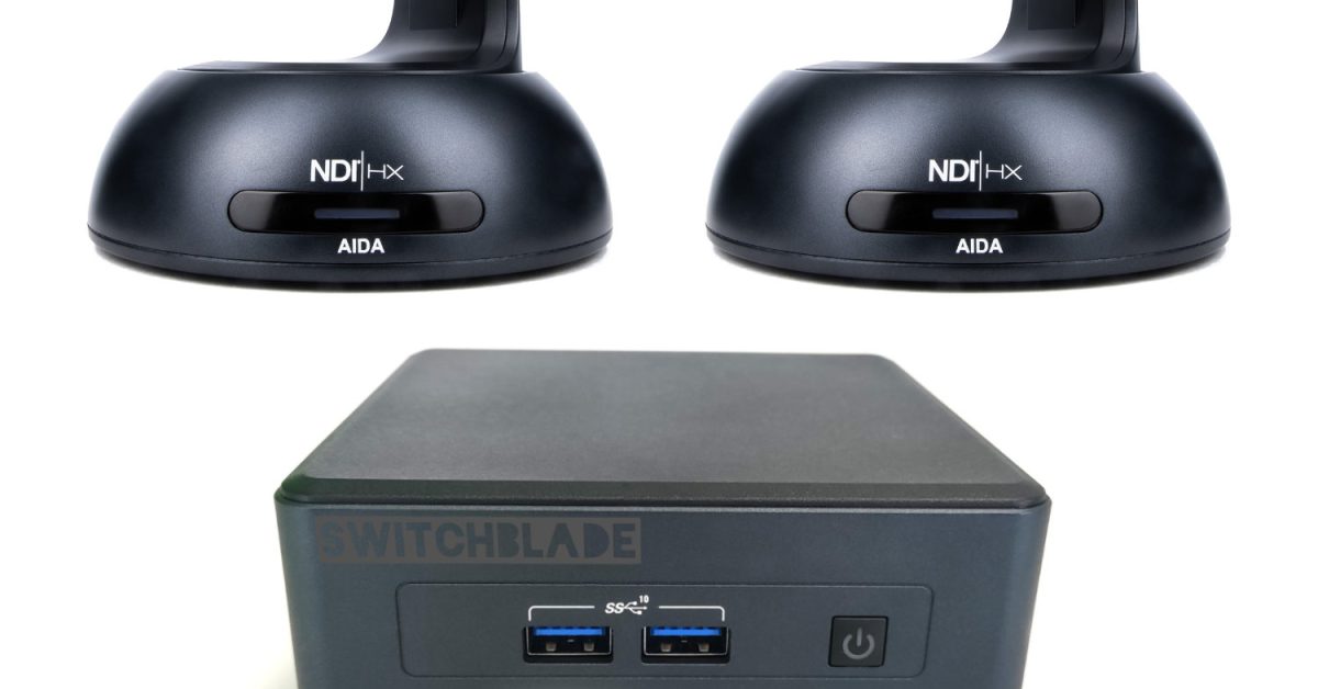 2 Camera Bundle with Two (2) AIDA Imaging PTZ-NDI-X18B Cameras and ...