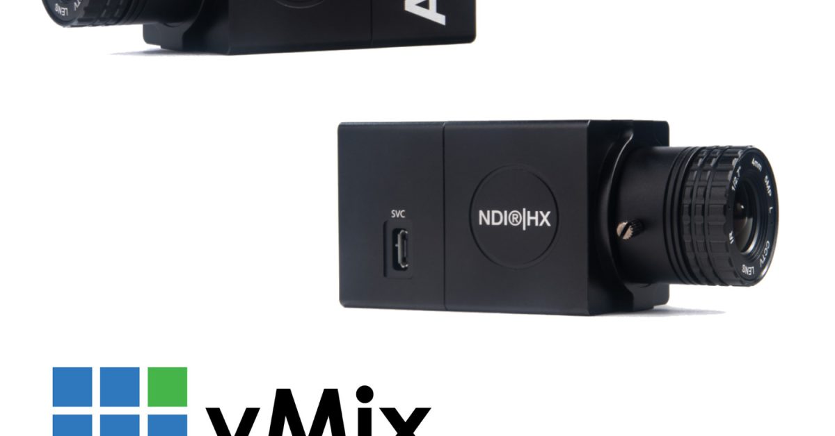 Two (2) AIDA HD-NDI-CUBE box cameras with vMix HD Software License - US ...