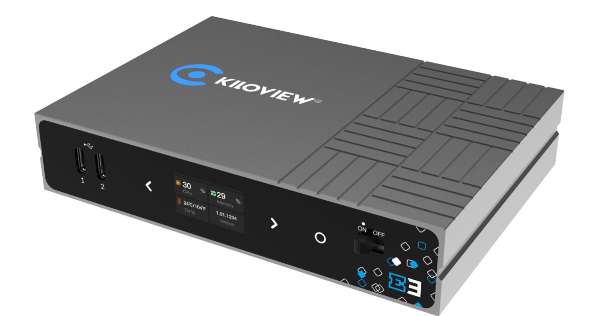 Kiloview E3 Dual-Channel 4K HDMI & 3G-SDI HEVC NDI|HX2/3 Encoder - US ...