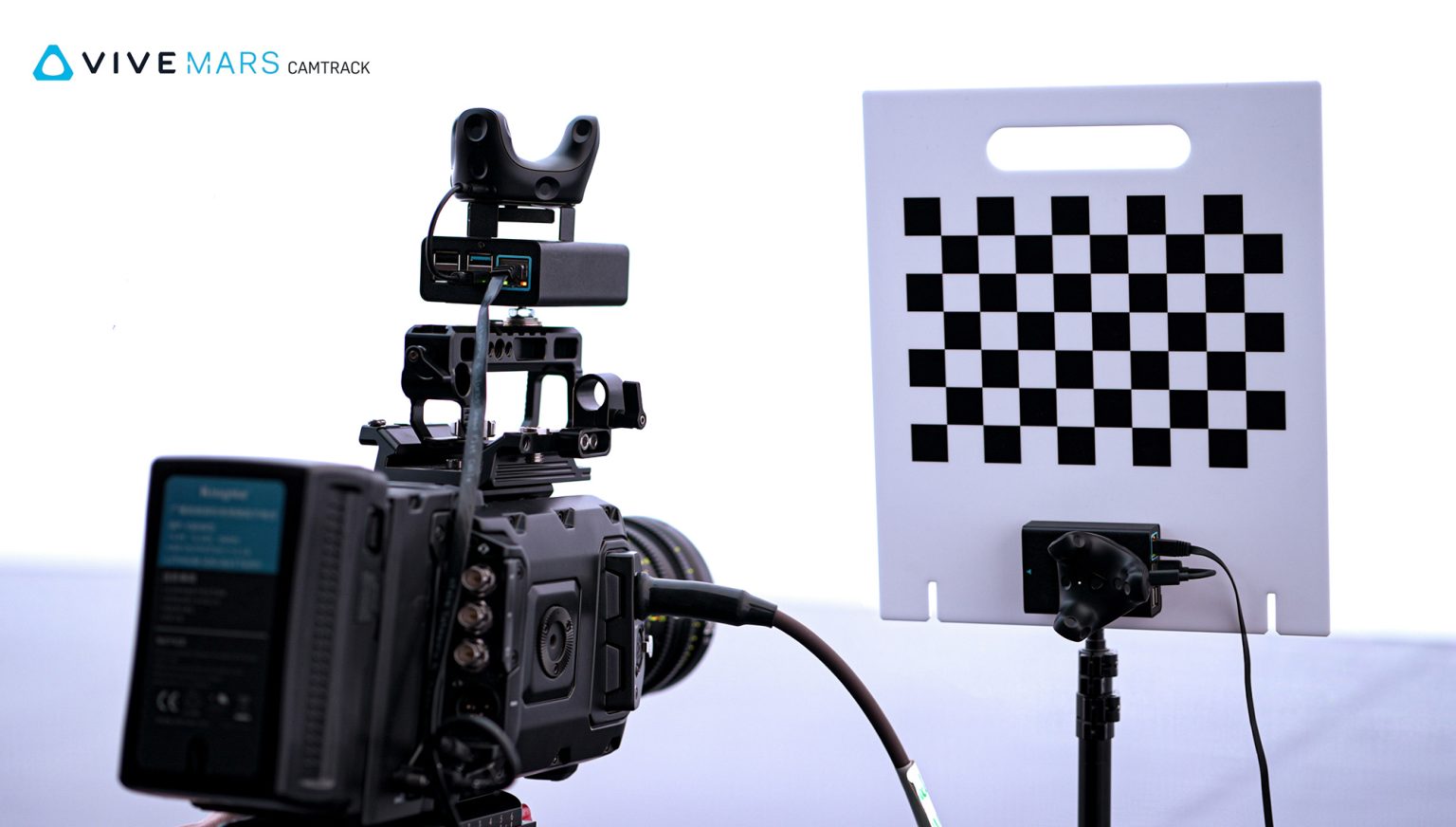 HTC Vive Mars CamTrack - Virtual Production Tracking System with Five Virtual Sets and Tri-Level ...