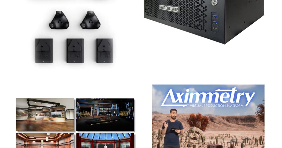 Switchblade LPU4 Virtual Production System - 4U Rack Workstation with Aximmetry Broadcast DE ...