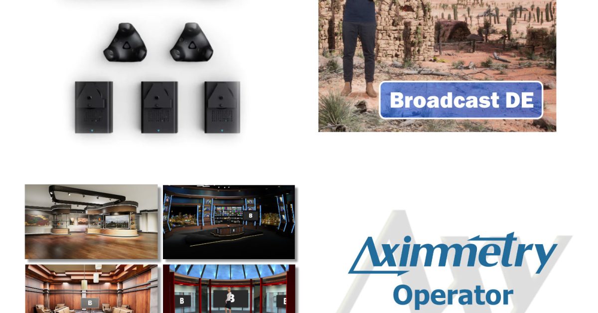 HTC Vive Mars CamTrack with Aximmetry Broadcast DE Software, Five ...