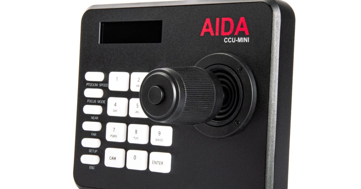 AIDA Imaging CCU-MINI - Super Compact VISCA Serial and IP PTZ Camera ...