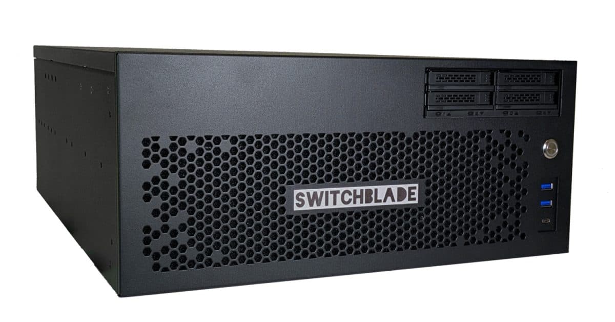 Switchblade LPU4 - 4U Rackmount vMix Production Switcher with 12 3G-SDI ...