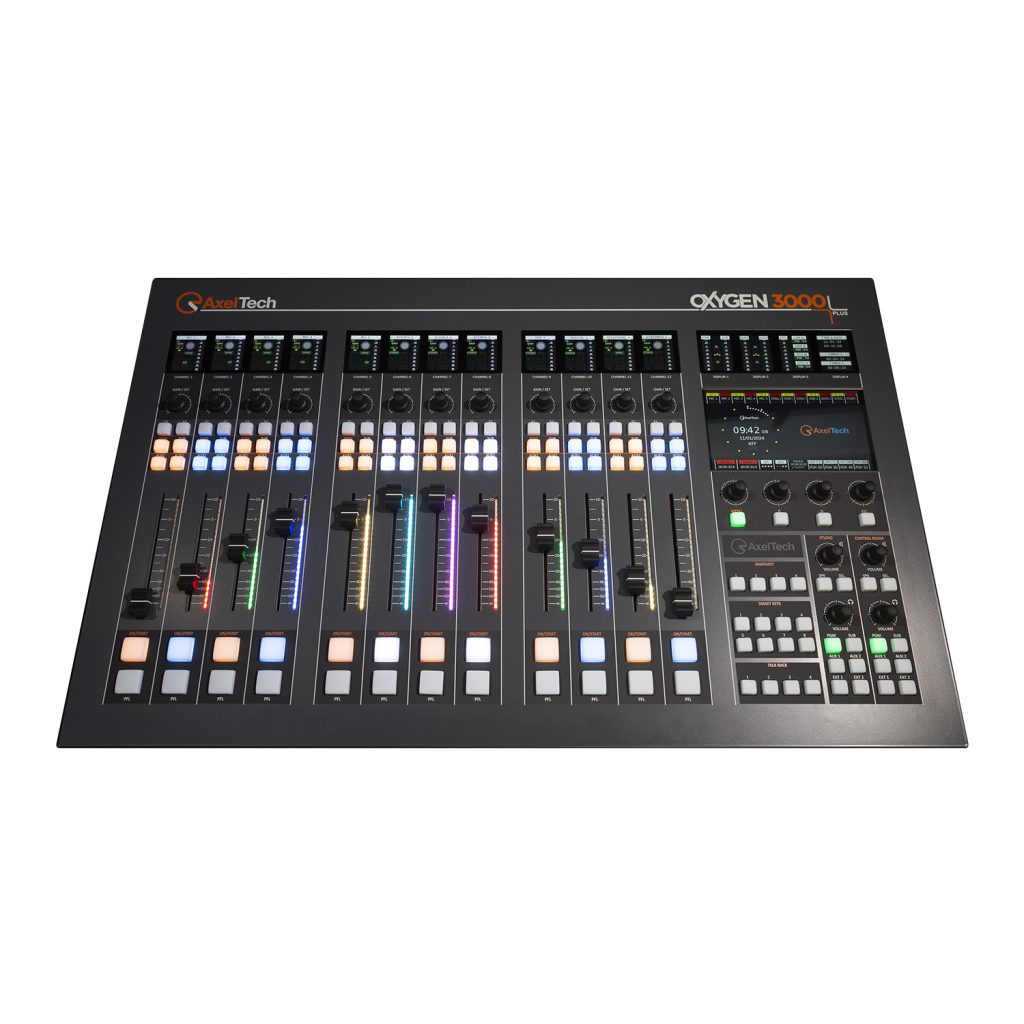 Axel Oxygen 3000 Plus Digital Broadcast 12 Fader Audio Console - US ...