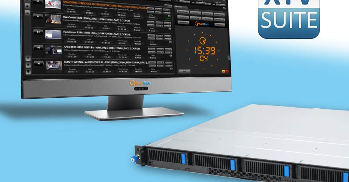 Axel XTV Single-Channel Television Automation System with 8TB Storage ...